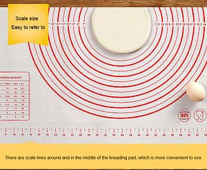silicone dough mat (rubber pastry board) 🌊 Makes baking Delightful ...