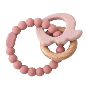 Silicone Teether Toy (rubber teething ring) 👶 Happy Baby Teethers ...