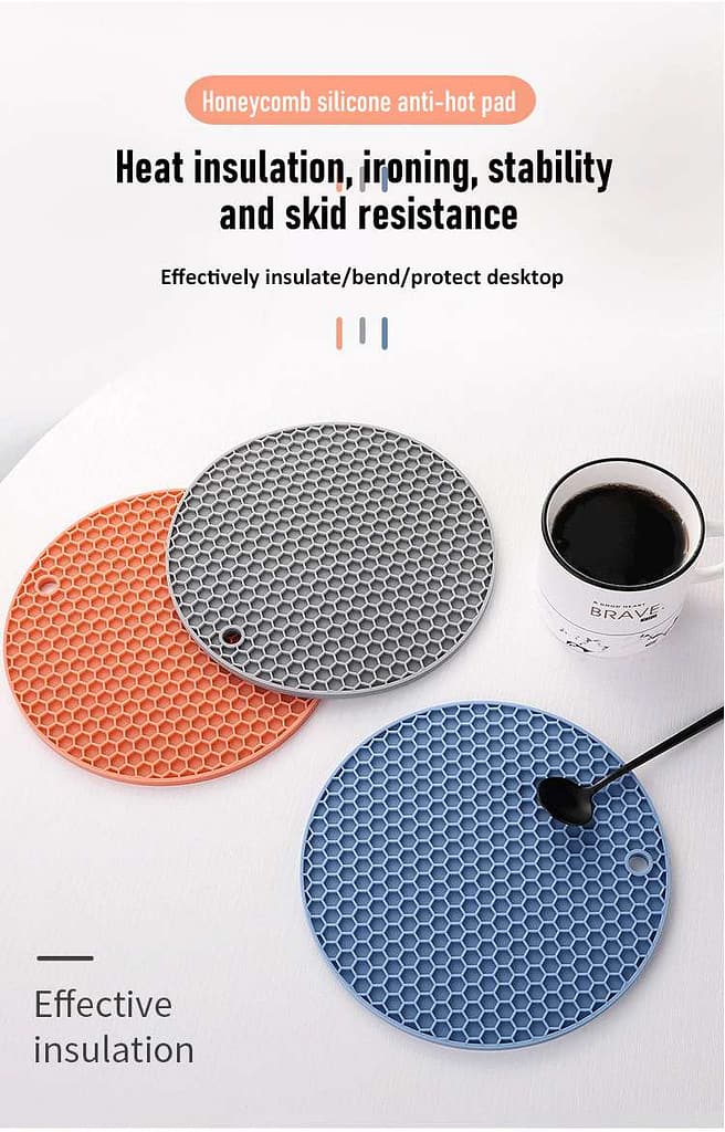 Silicone Mat Coaster (rubber coaster pads) 🧩 Free Samples By Mail ...
