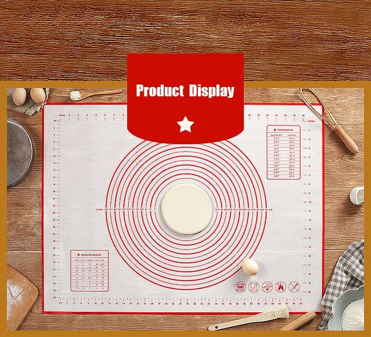 silicone dough mat (rubber pastry board) 🌊 Makes baking Delightful ...